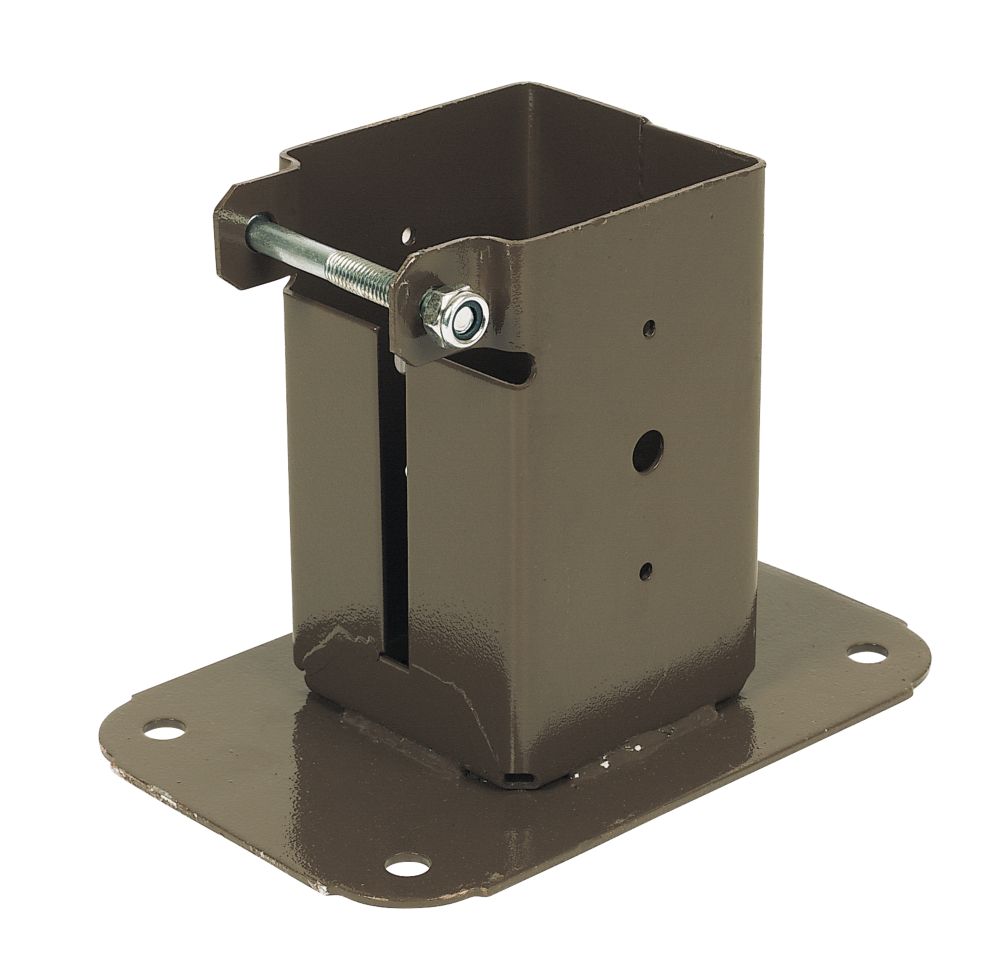 Sabrefix Bolt-Down Post Supports 75 x 75mm 2 Pack | Fencing Fixings ...
