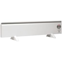 Glen 500W Electric Portable or Wall-Mounted Skirting Heater White ...