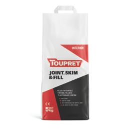 Toupret Joint, Skim & Fill Quick Dry 5kg - Screwfix
