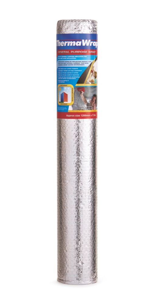 ThermaWrap Reflective Insulation 7.5m x 1.2m - Screwfix
